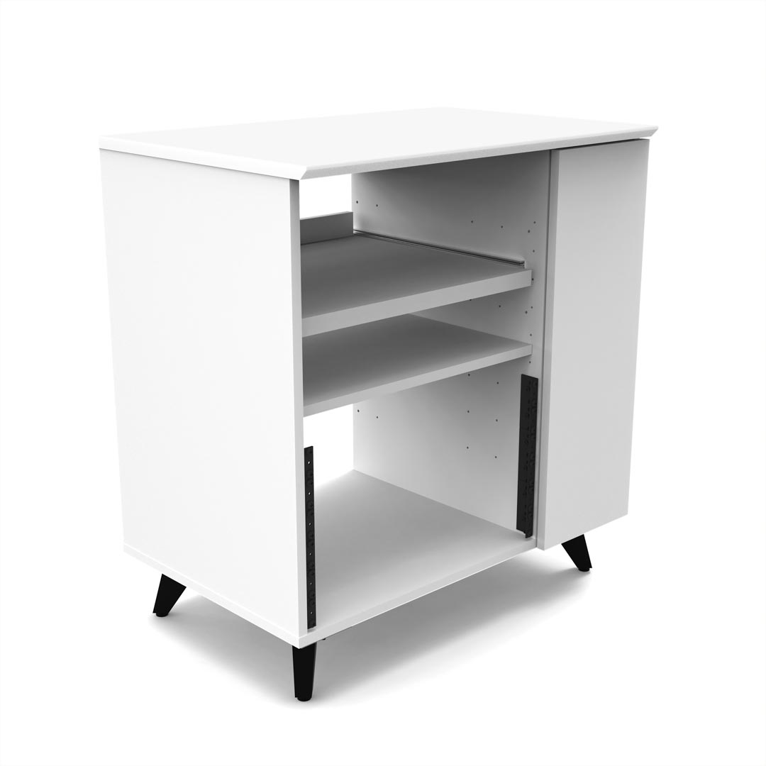 Glorious Modular Side Rack - White [MODULAR-SIDE-RACK-WHT] : AVShop.ca ...