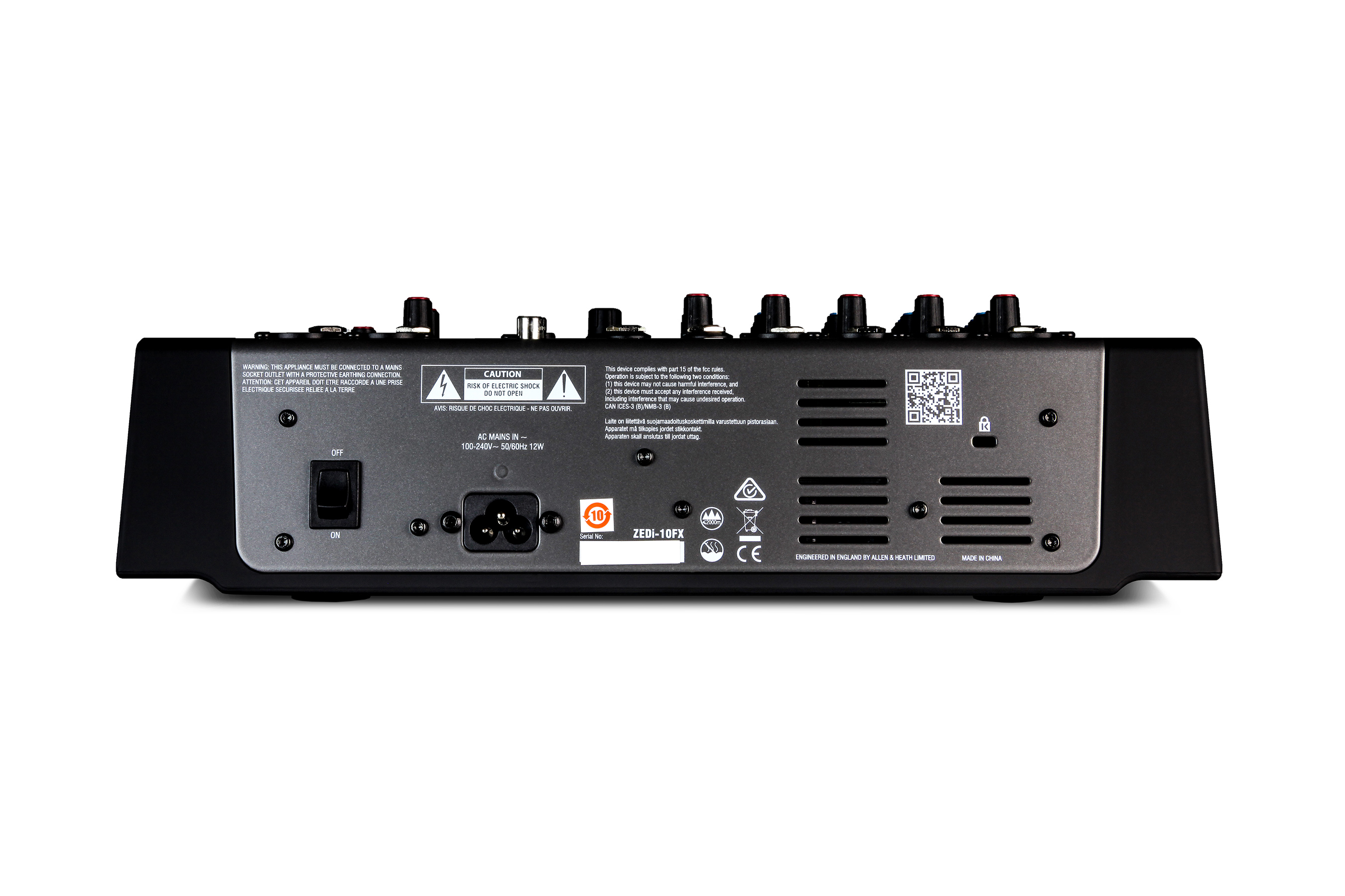 Allen & Heath ZEDi-10FX Compact 10-Input Mixer w/USB & Effects [ZED ...