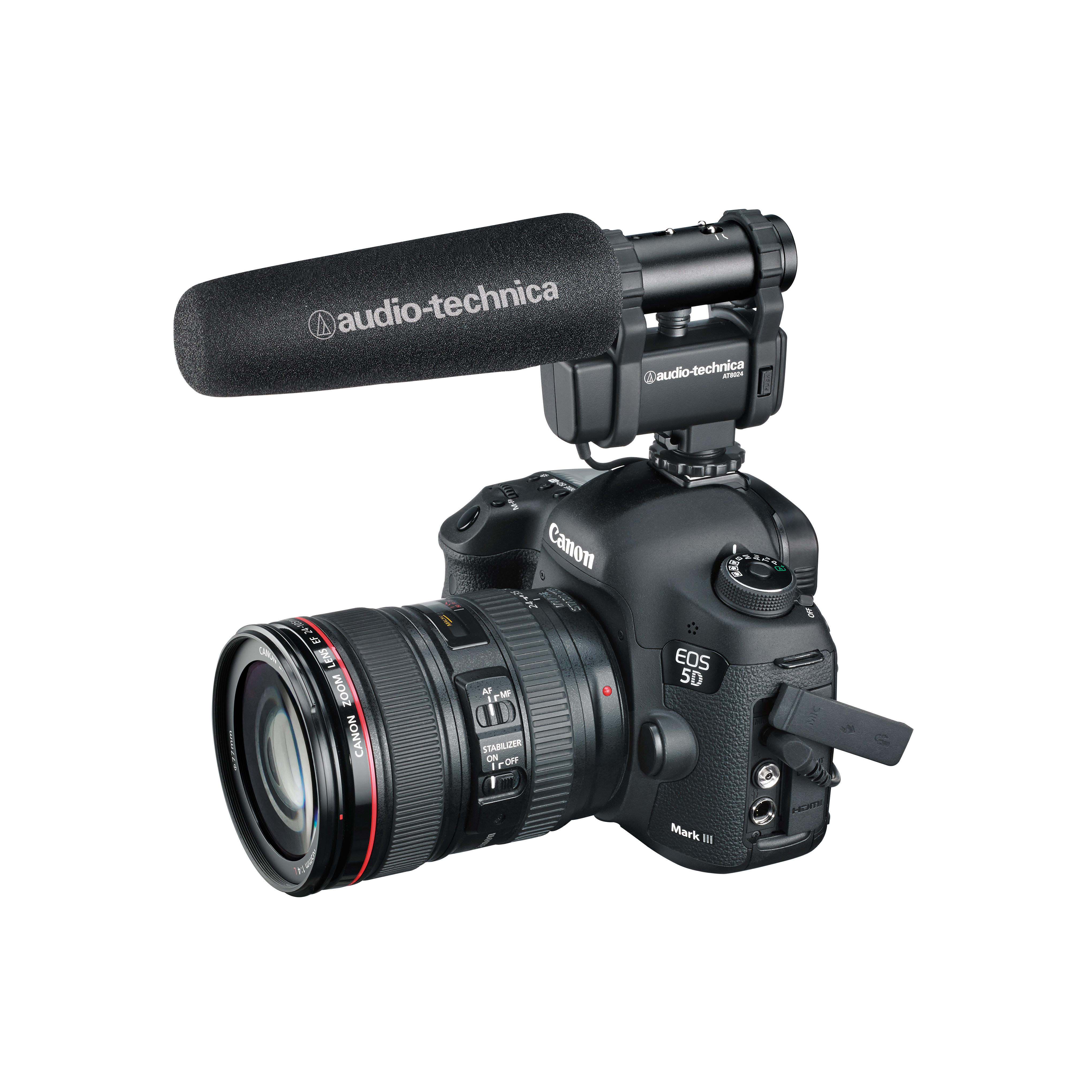 Audio Technica AT8024 Camera-Mount Microphone [AT8024] : AVShop.ca ...