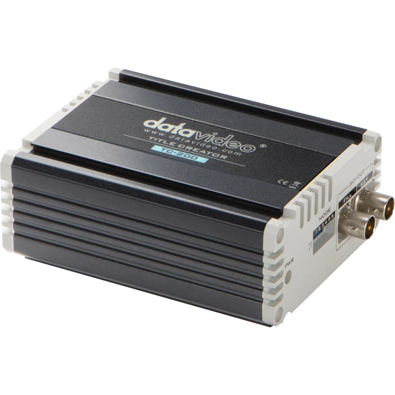 Datavideo CG-300TC Kit - HD/SD Character Generator Software w/ TC-200 ...