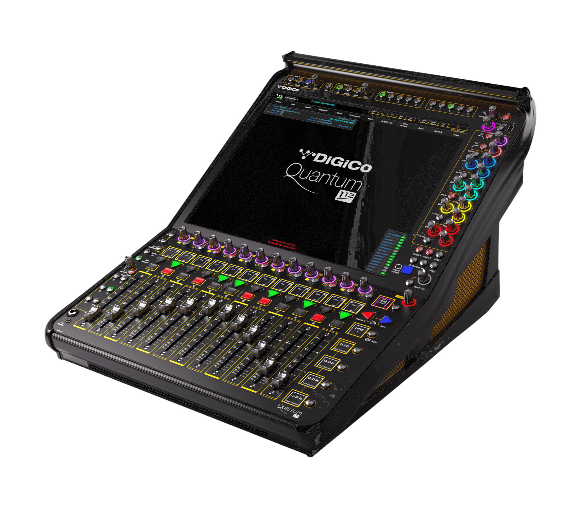 DiGiCo Quantum 1¹² 80-Channel Digital Mixing Console w/ DANTE Rack [X ...