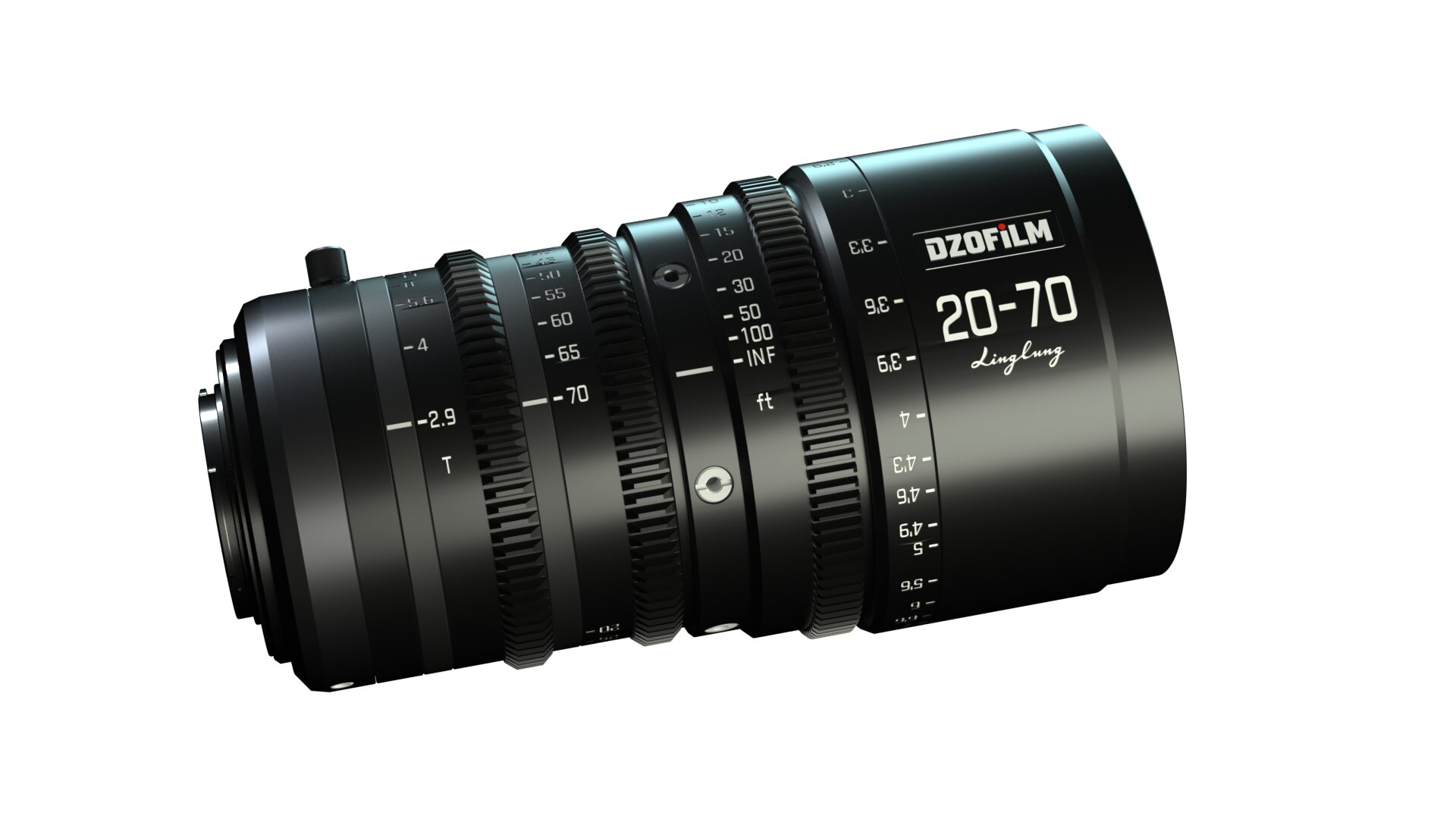 DZOFilm Linglung Zoom Cine Lens for M4/3 - 20-70mm T2.9 (Open Box) [DZO ...