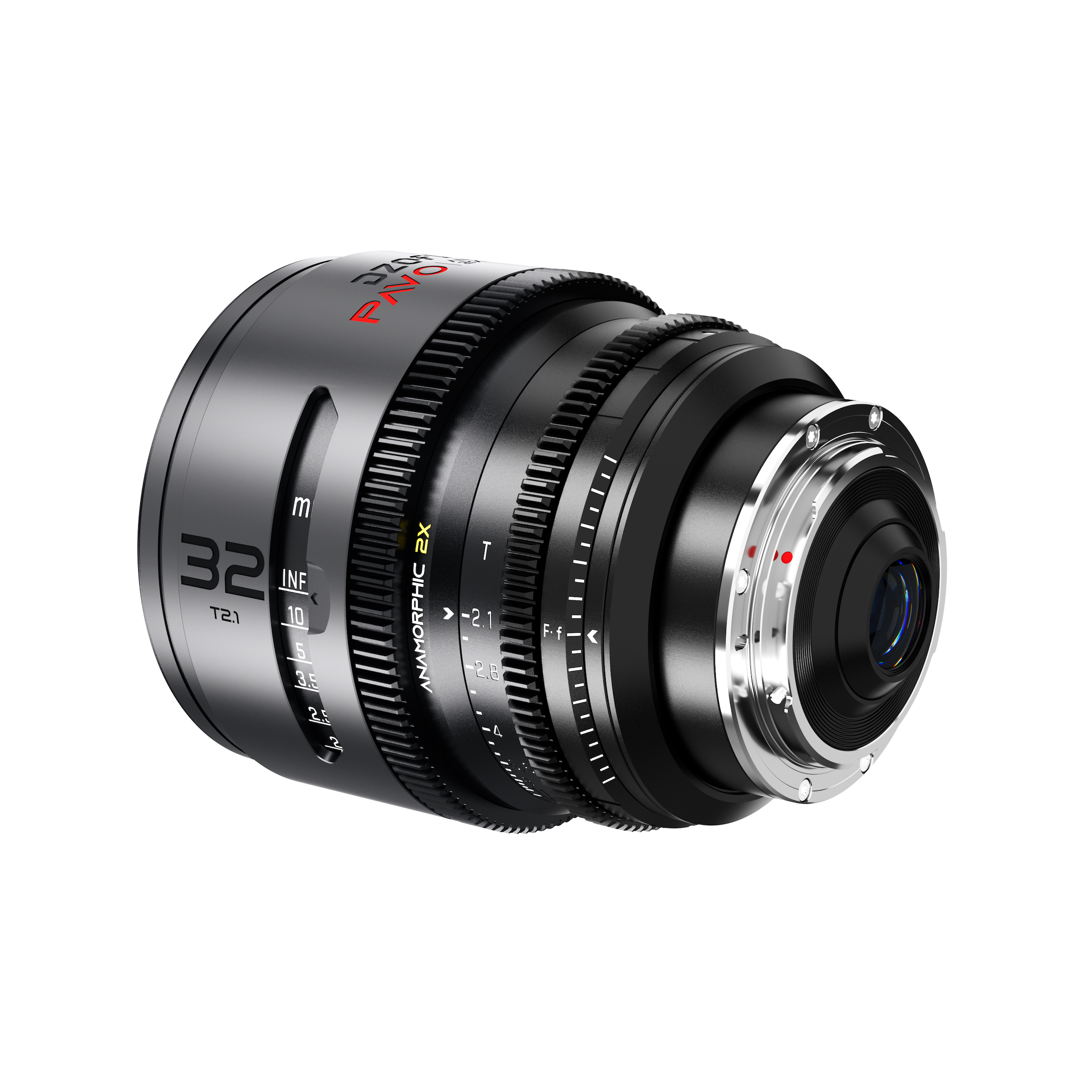 DZOFilm Pavo 32/55/100mm 2x Anamorphic Lens Kit w/ PL&EF Mount (Neutral ...
