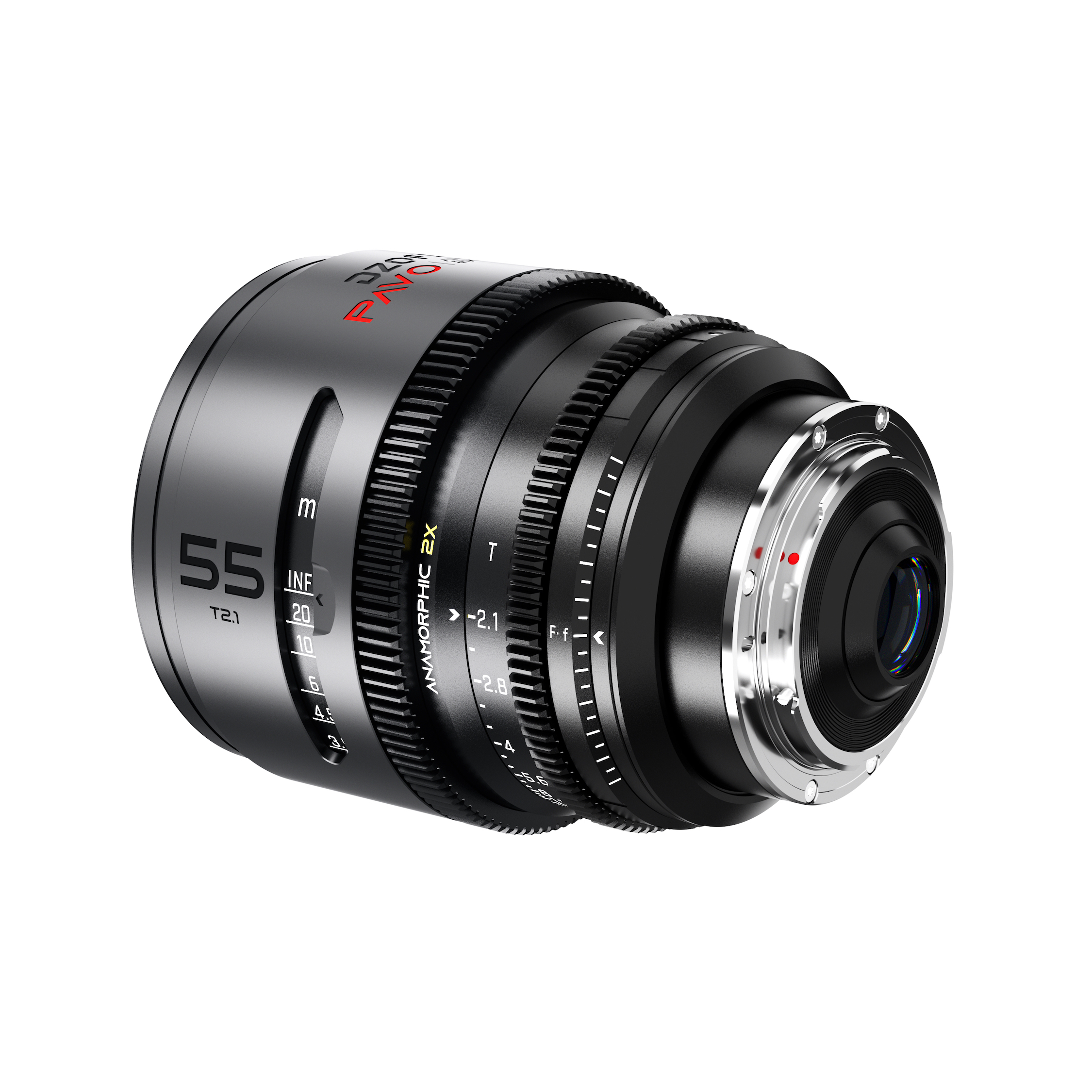 DZOFilm Pavo 32/55/100mm 2x Anamorphic Lens Kit w/ PL&EF Mount (Neutral ...