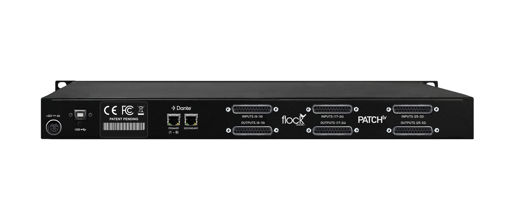 Flock Audio PATCH LV 64ch (48 Analogue, 16 Dante) Patch System [PLV ...