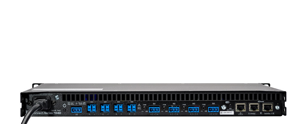 LEA Professional Connect 704D 4-Channel Amplifier with Dante [CS704D ...