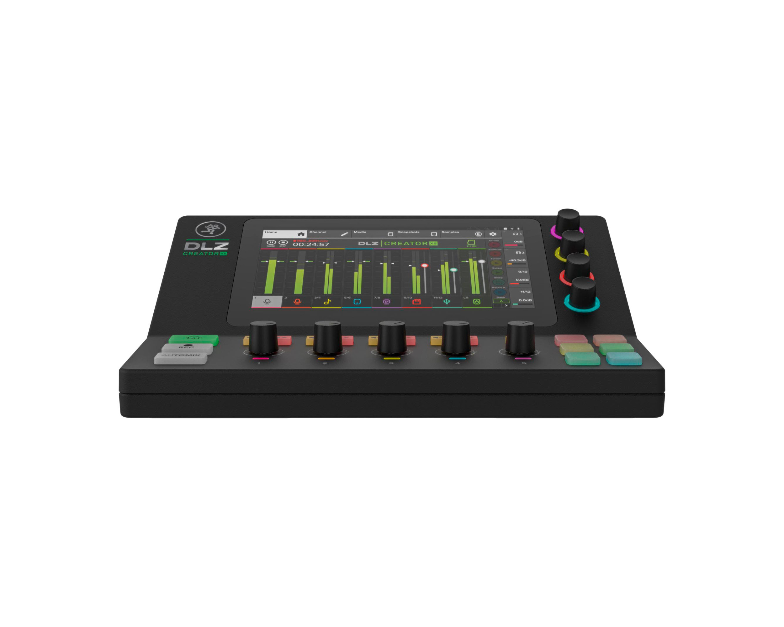 Mackie DLZ Creator XS Compact Digital Mixer for Podcasting and ...