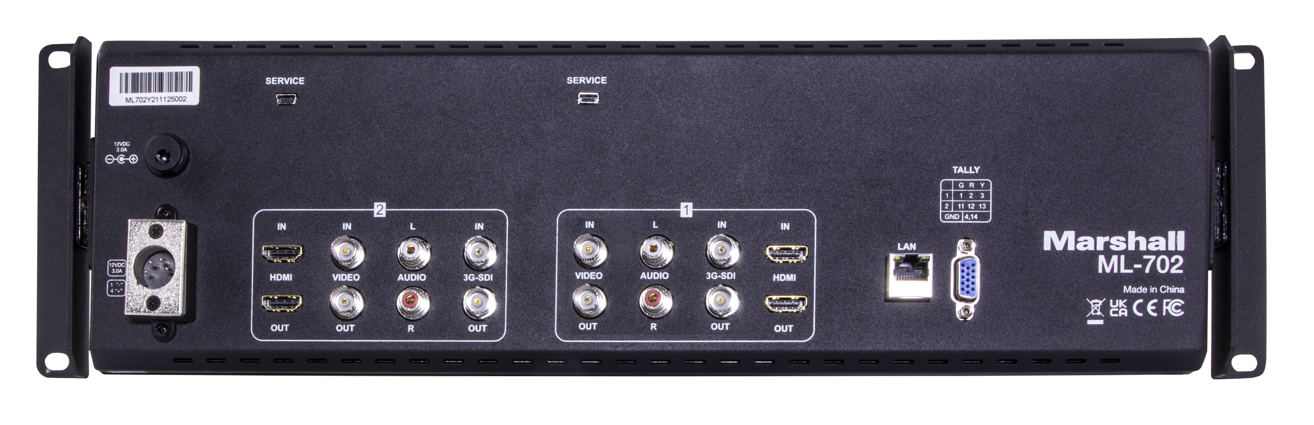 Marshall Electronics ML-702 7in Rackmountable Monitor [ML-702] : AVShop ...