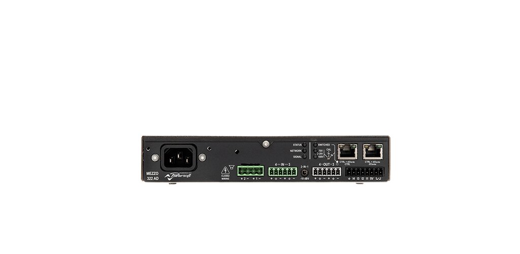 Powersoft MEZZO 322 AD 320W/2-channel Compact Amplifier with DSP and ...