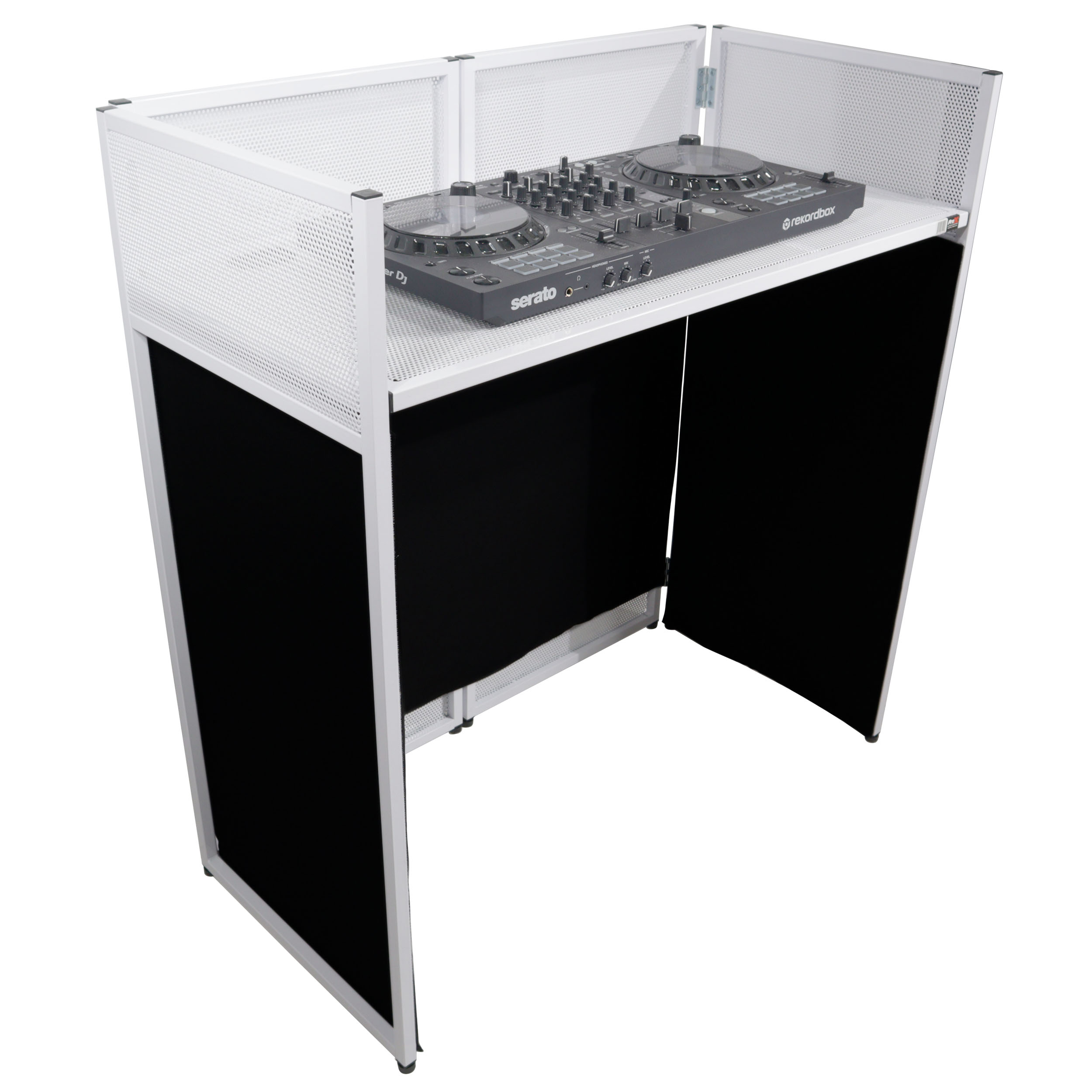 ProX VISTA DJ Booth Facade Table Station - White [XF-VISTA-WH] : AVShop ...