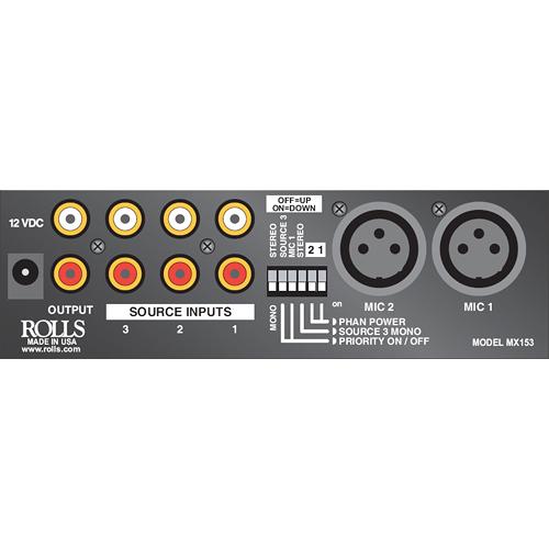 Rolls MX153 MixMate Mixer [MX153] : AVShop.ca - Canada's Pro Audio ...