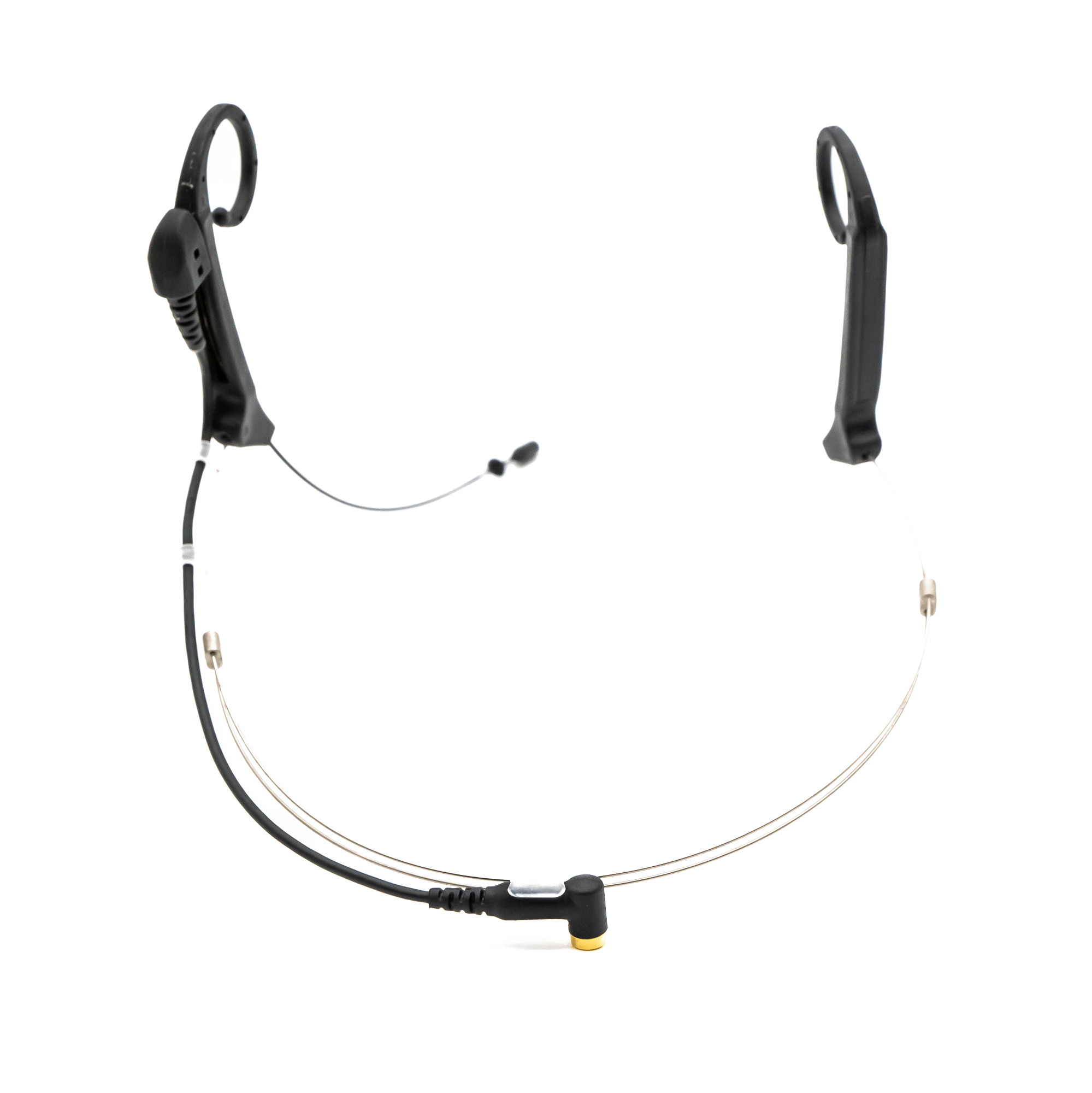 THOR SHADOW SH20 Dual Ear Headworn Mic w/MicroDot Cable - Black, 3.5mm ...